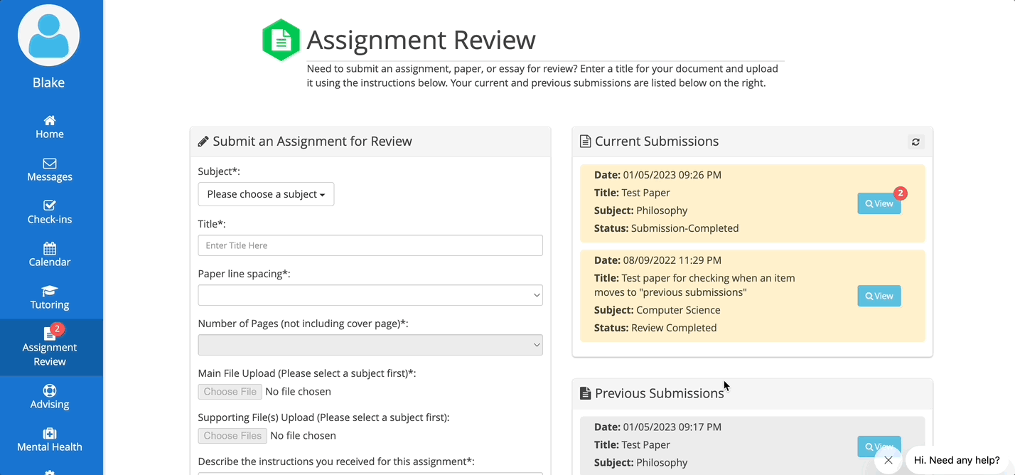How do I know when my assignment review has been completed? – Upswing