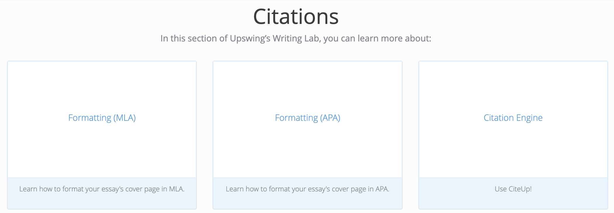 Upswing's Writing Lab: Product Overview – Upswing