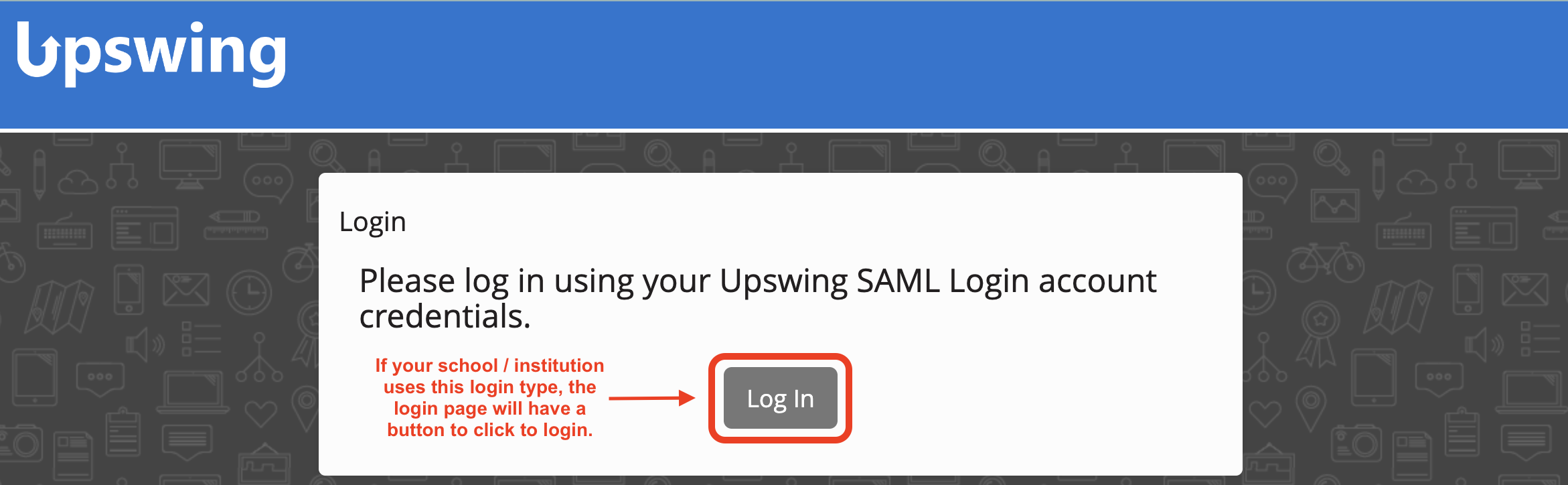 Student Guide to Logging Into Upswing – Upswing
