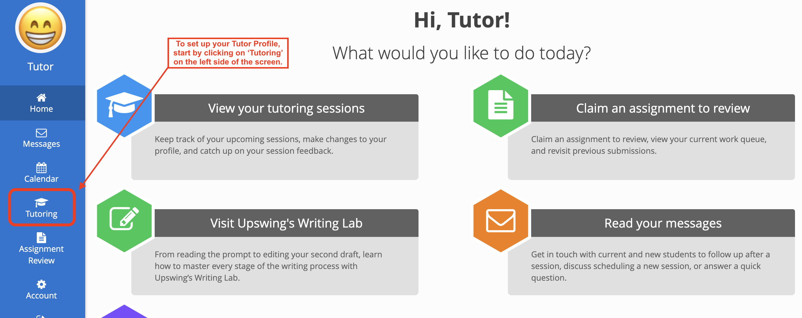 Campus Tutors: Setting Up Your Tutor Profile – Upswing