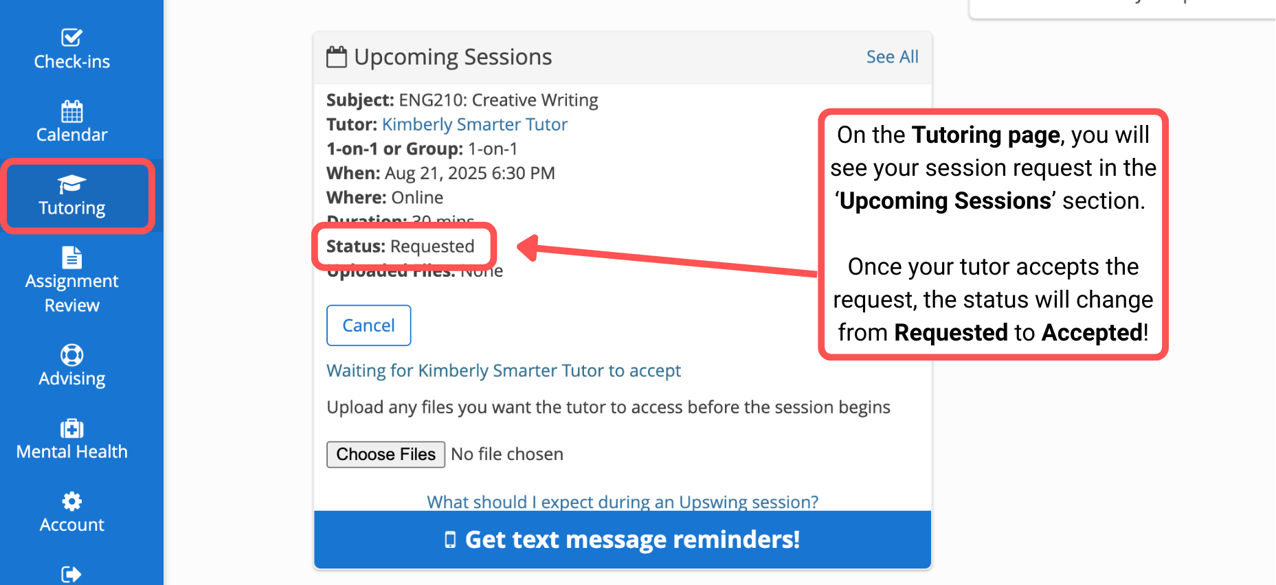 How To Schedule an Online Tutoring Session – Upswing